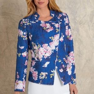 Soft Surroundings | Jackets & Coats | Soft Surroundings Mandarin Collar ...